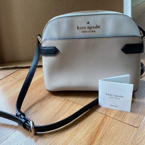 kate spade | Bags | Kate Spade Staci Colorblock Saffiano Leather Purse ...